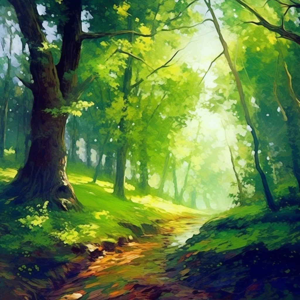 Tableau de forêt : Une décoration murale nature pleine de vie - Artwall ...